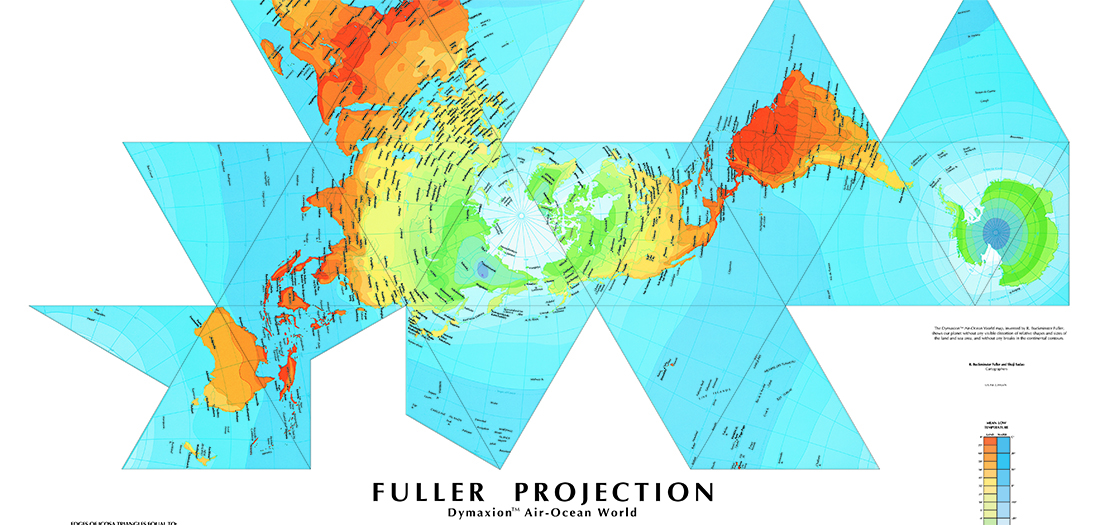 Mapa Dymaxion_1100x525 | Espacio Fundación Telefónica